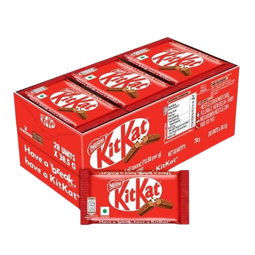 KIT KAT, 3 Fingers, Chocolate Coated, Wafer Bar –28 pcs , full Box 25rs ...