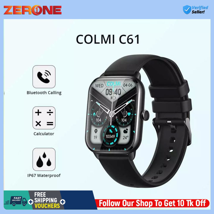 Colmi C61 Bluetooth Calling Smart Watch | Daraz.com.bd