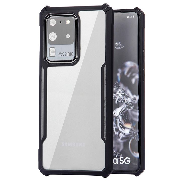 For Samsung Galaxy S20 Ultra Edge-Reinforced Shockproof Cushion Back ...