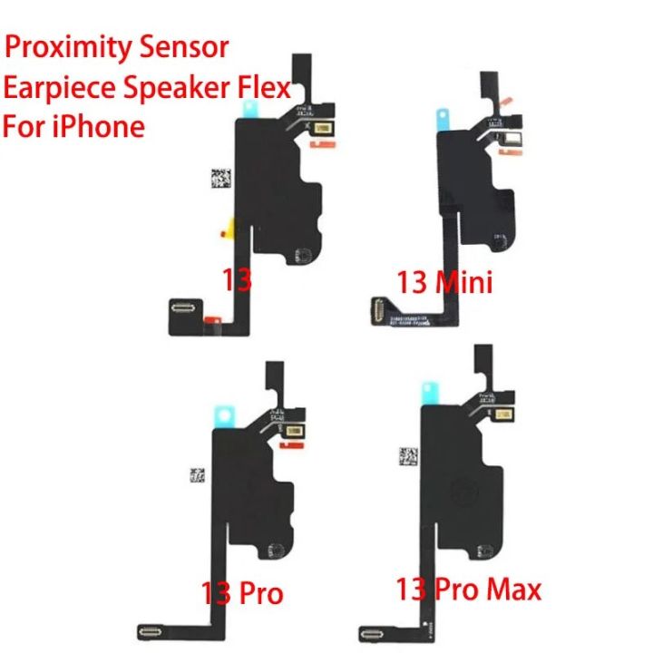 Earpiece Flex Cable For iPhone 13 14 Plus Pro Max Mini Proximity Light ...