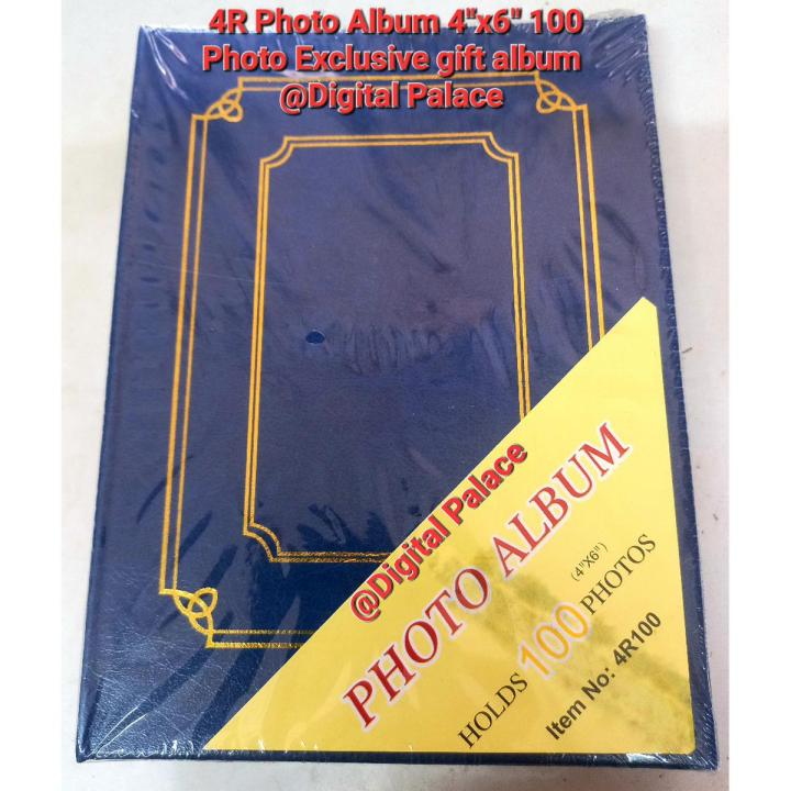 4R Photo Album 4×6 Inch Holds 100 Photos Exclusive Blue | Daraz.com.bd