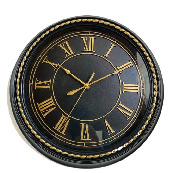 30 CM Traditional Wall Clock Round Shape Vintage Roman Numeral Digit ...