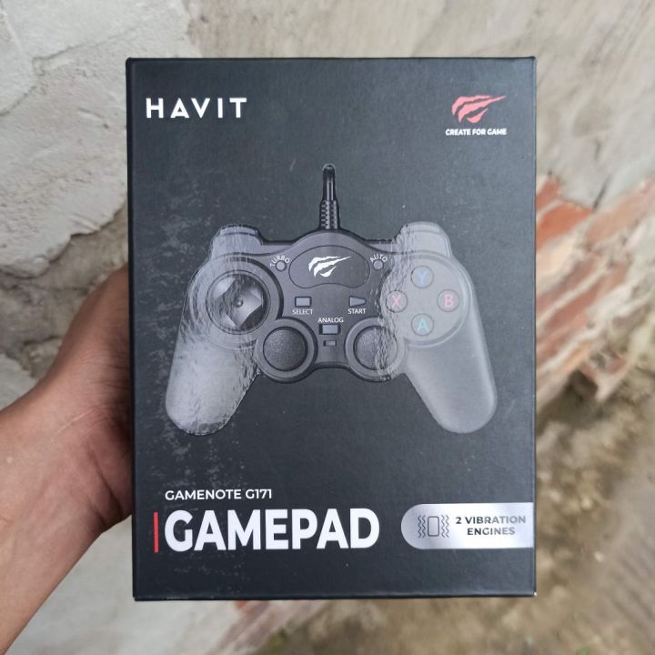 HAVIT GAMENOTE G171 Dual Vibration Engines Gamepad - Create For Game ...