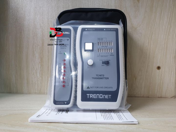 Network Cable Tester - TRENDNET TC-NT2 (With Black Bag) | Daraz.com.bd