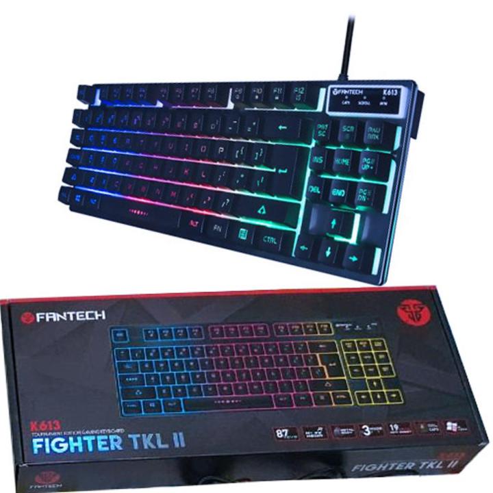 Fantech_K613 Fighter TKL Gaming Keyboard Black | Daraz.com.bd