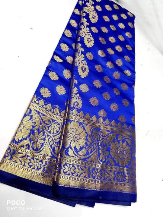 Exclusive and Traditional Full Body Work Exclusive Katan12 Hand Saree ...