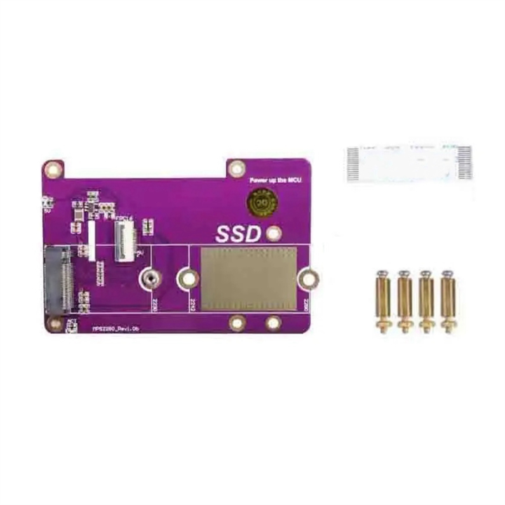For Raspberry Pi5 SSD Expansion Board for Raspberry Pi5 PCIE to M.2 ...