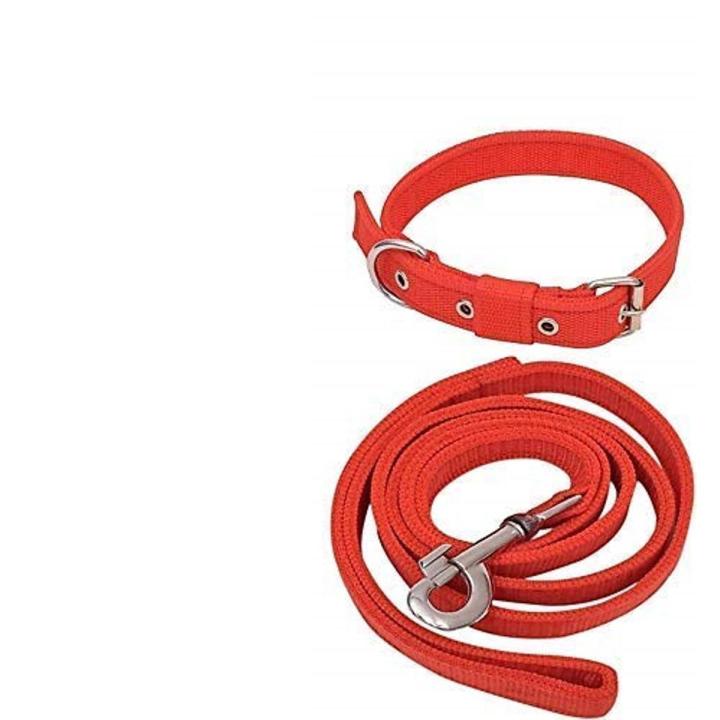 Dog Neck Collar Belts and Leash Set | Daraz.com.bd