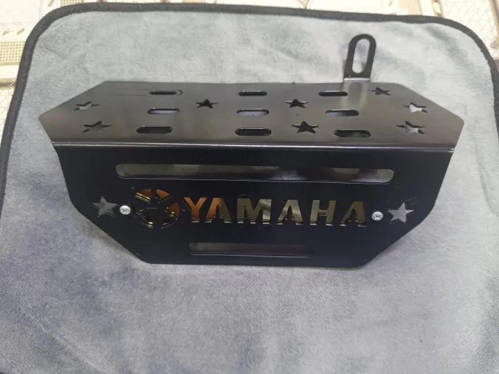 Yamaha Fzs v1/v2/v3 bikes silencer guard Laser Cutting padani silencer ...