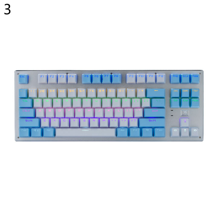 Mechanical Keyboard Driver-free 87 Keys 2.4GHz Bluetooth4.0 Type-C ...