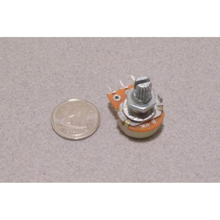 2Pcs- 10K Volume Potentiometer 10K 3 Pin Leads 10K Variable Resistor 1/ ...