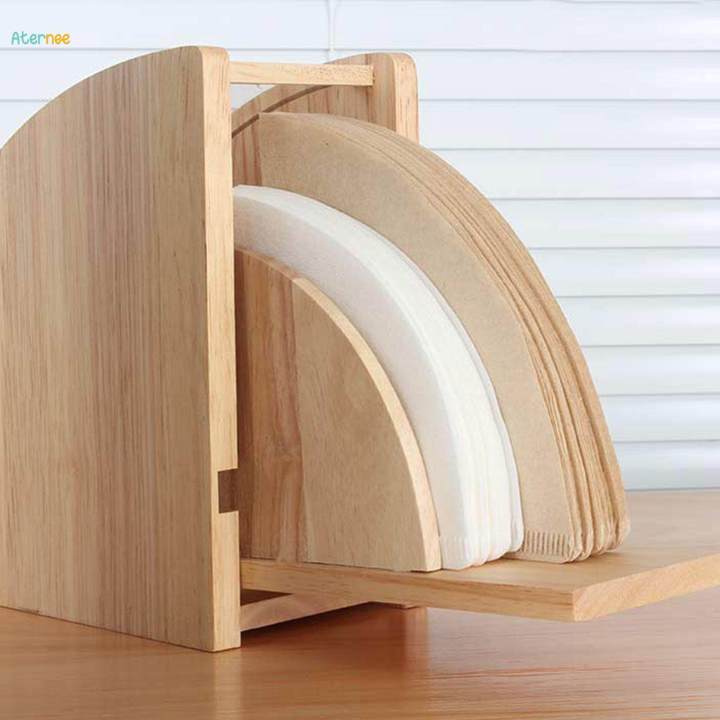 Coffee Filter Paper Holder, Coffee Filter Container, Wooden Filter ...