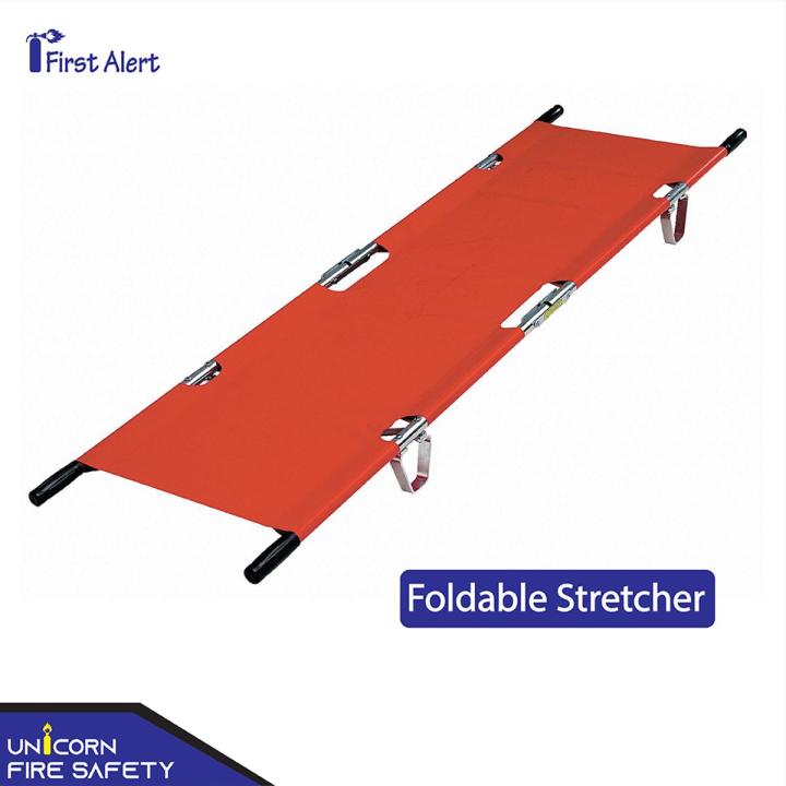 Foldable Stretcher Emergency Bed - Red | Daraz.com.bd
