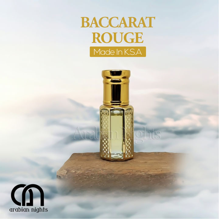 Baccarat Rouge- Made In Holy Makkah-K.S.A- Premium Arabian Attar- 3ml ...