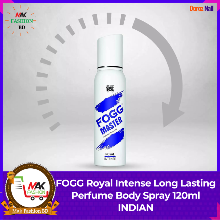FOGG Royal Intense Long Lasting Perfume Body Spray 120ml INDIAN | Daraz ...