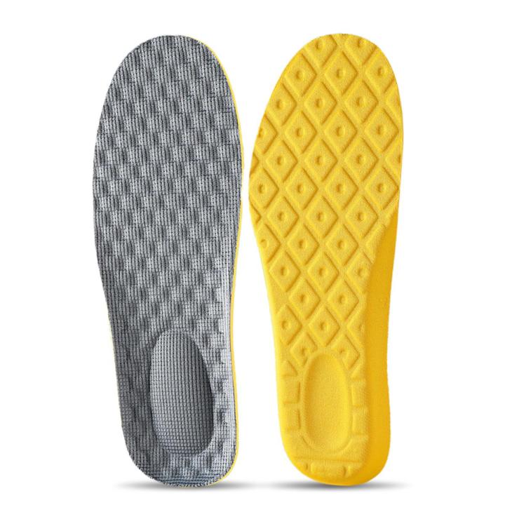 Insoles Breathable Damping Mesh Latex Memory Foam Massage Insole Sports ...