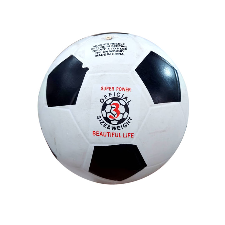 Football - Size 3 - White and Black | Daraz.com.bd