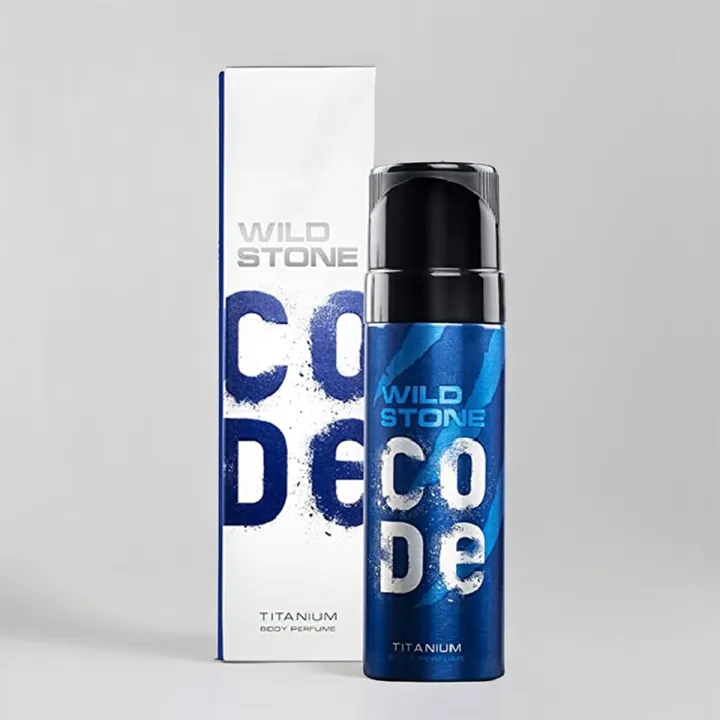 Wild Stone - Code Titanium No Gas Body Perfume For Men - 120ml (India ...