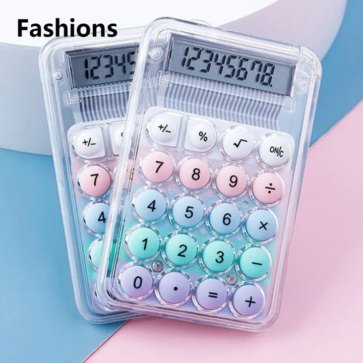 Fashions Mini Pocket Calculator Lcd Display Calculator Portable ...