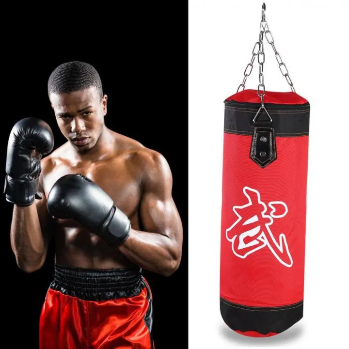 Boxing Bag Red Color MMA Punching Bag 150 CM | Daraz.com.bd
