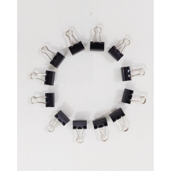 Binder Clip 15mm / Paper Binder Clip (12 Pieces) | Daraz.com.bd