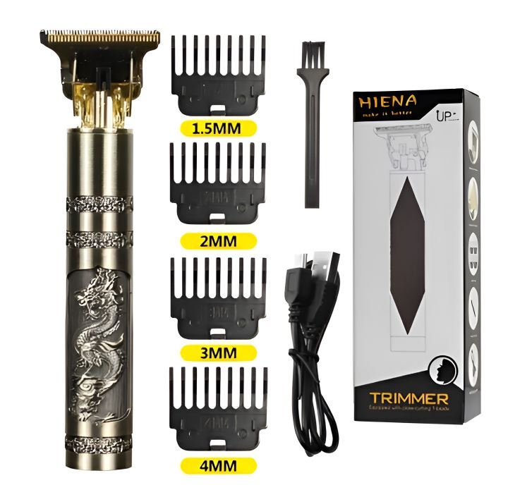 T9 Dragon Style Hair Clipper & Hair Trimmer Professional - Rechargeable ...