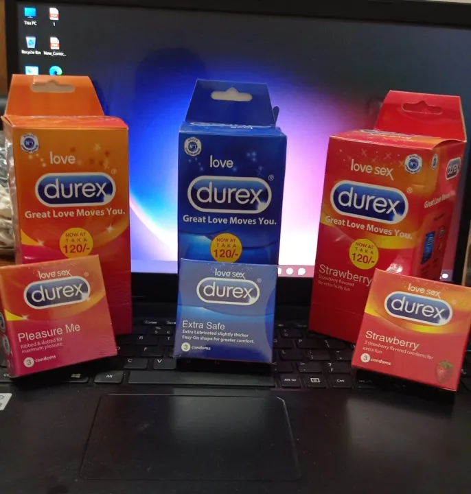 Durex - Multi Feel Condom - Combo Pack - 3 Pack Made in Uk 9 piece | Daraz.com.bd