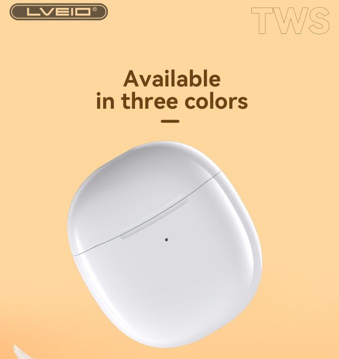 LVEIO LV-TWS202 Bluetooth Wireless Earbuds Noise Cancelling Handfree ...
