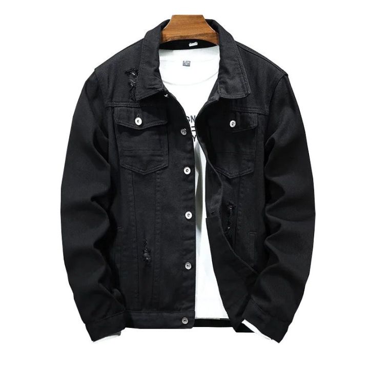 Black Colour Exclusive design premium quality Denim Winter Jacket For ...