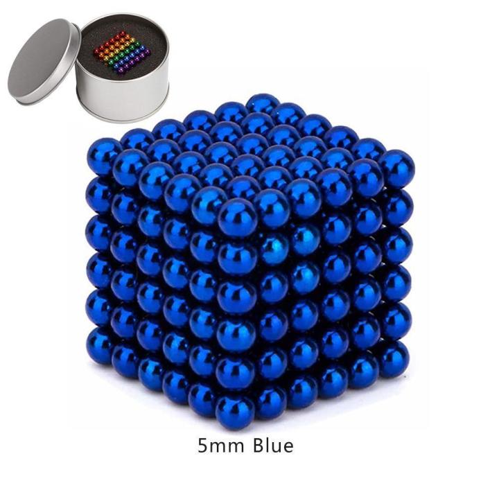 216Pcs 5 mm /3 mm magnetic ball cube early education toys and gifts for ...