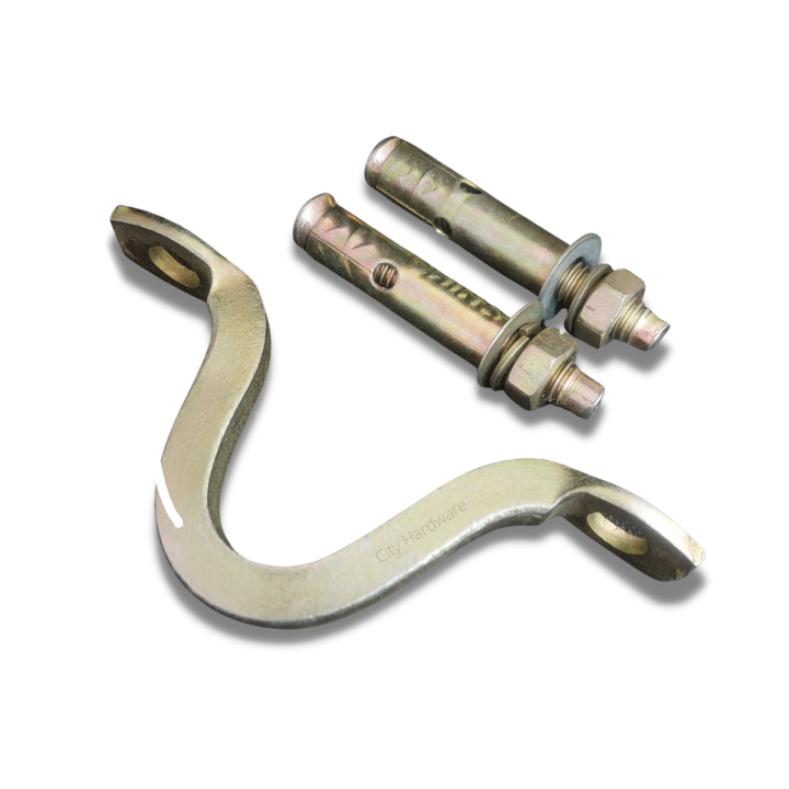 Ceiling Mounted Hook Fan Hook With Royal Bolts | Daraz.com.bd