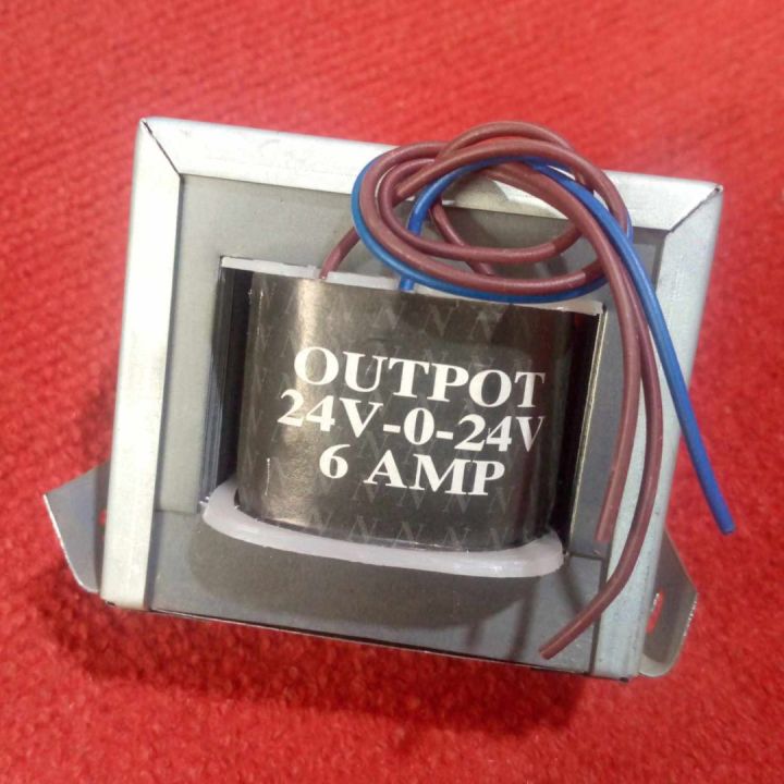 24V 6Amp ALUMINIUM Wire 24-0-24V 6Amp Transformer Input AC 220V 50Hz ...