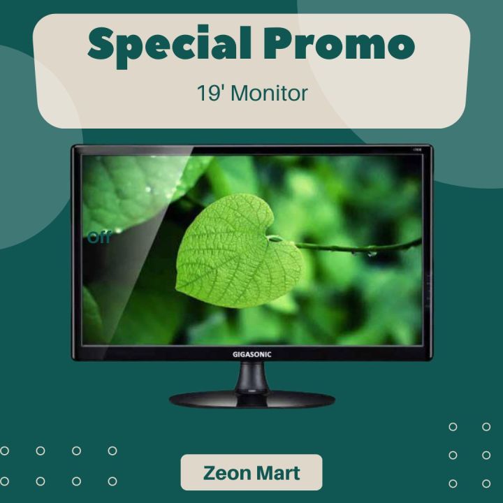 GIGASONIC 19 inch LED Monitor | Daraz.com.bd