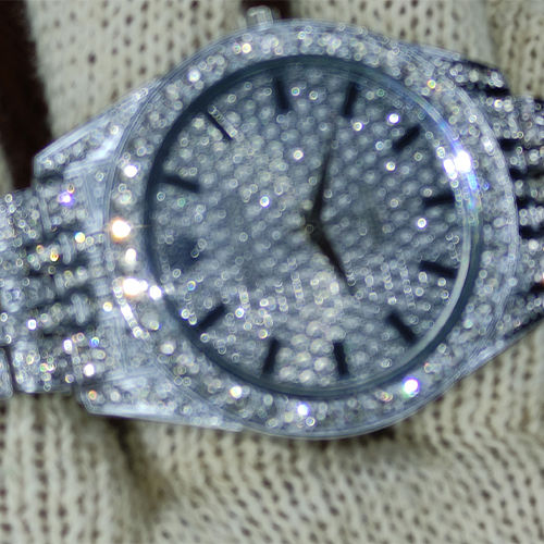 Stone Silver watch | Daraz.com.bd