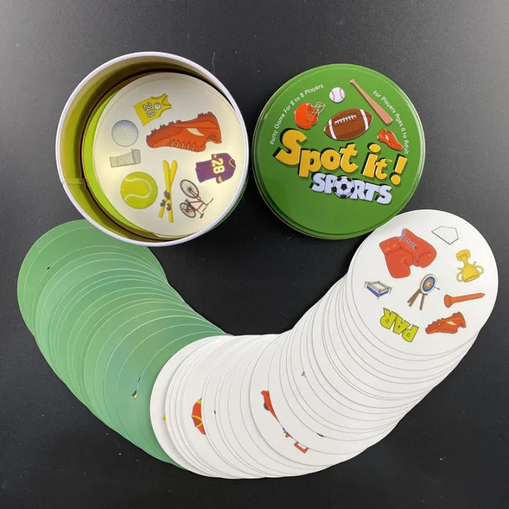 【Trusted】 Spot It Dobble Cards Game Dobble Animals Kids Sports Gone ...