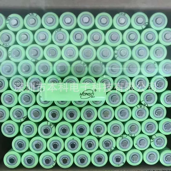Hongli 14500 lithium battery 3.7V500ah flat pointed head suitable for ...