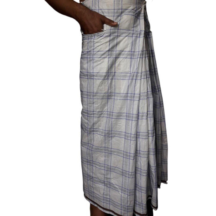 Pocket Lungi - SR Basundhora Lungi - 100% cotton - Exclusive Design ...