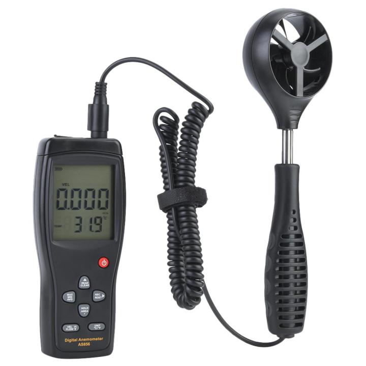 Wind Meter SMART SENSOR AS856 Portable Digital Anemometer 0.3-45m/s ...