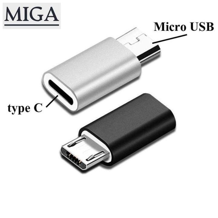 2Pcs Micro USB 2.0 Male Jack to USB 3.1 Type C Data Adapter | Daraz.com.bd