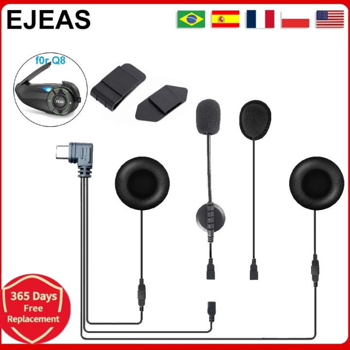 EJEAS New Mounting Clip Double-Sided Tape Base Type-C Interface Headset ...