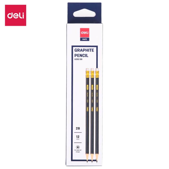 Deli Mate Graphite Pencil - 2B | Daraz.com.bd