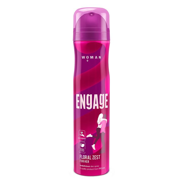 150 ml Engage Floral Zest Body spray Indian product used for female ...