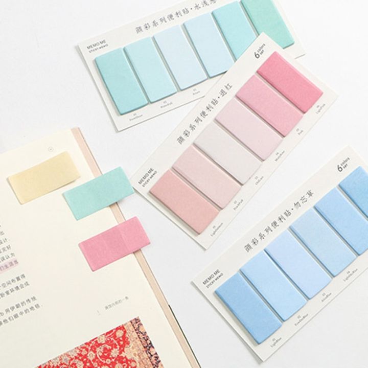 120sheets Sticky Notes Ins Stationary Supplies Pink Memo Pad Posted Its ...