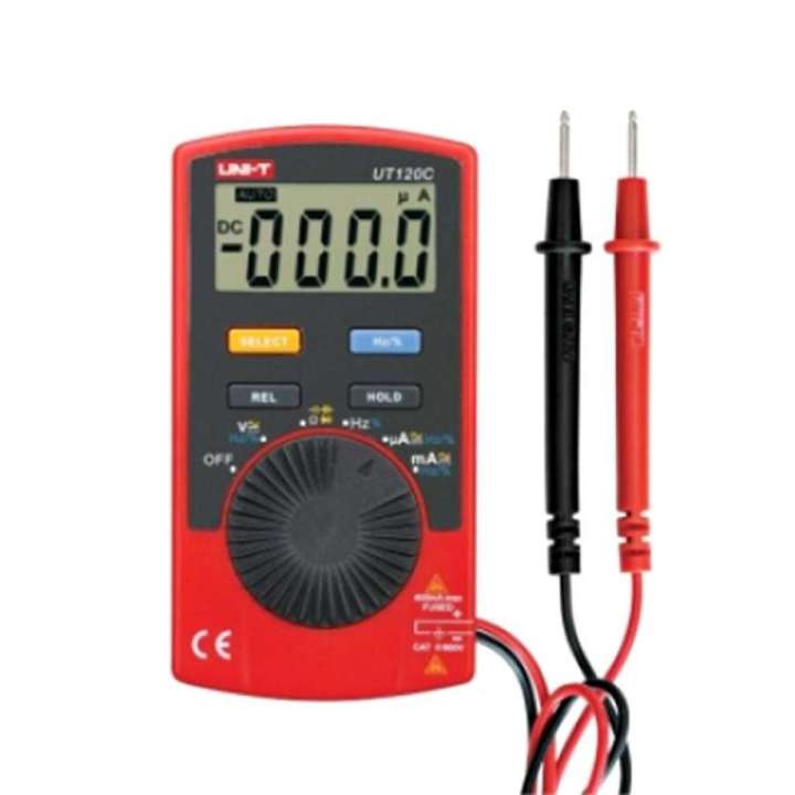 Y120C super slim pocket multimeter-red and black | Daraz.com.bd