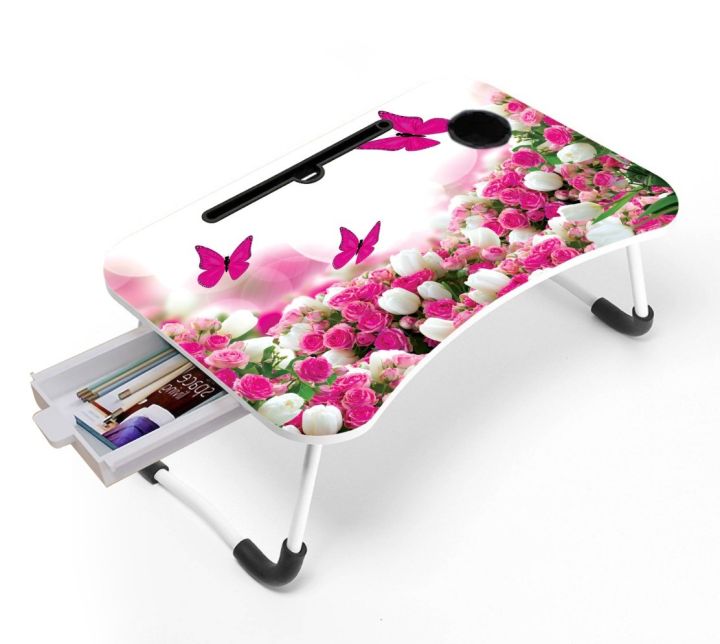Fresh Bazaar Multipurpose Foldable Laptop Table | Study & Bed Table ...