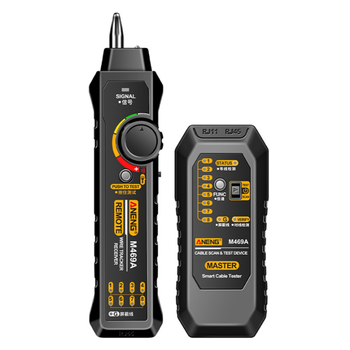 M469A Network Cable Finder RJ45 RJ11 LAN Cable Finder Tester Anti ...
