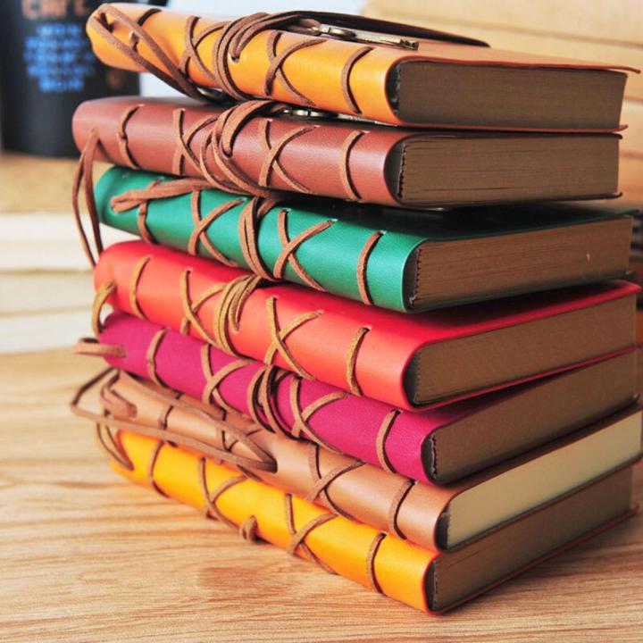 【happy one】Vintage Leather Notebook Diary Notepad Vintage Pirate ...