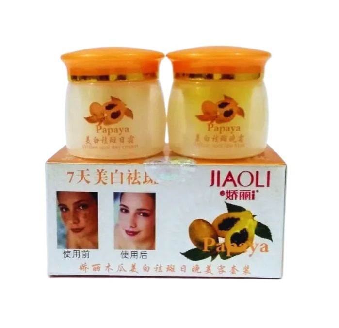 Jiaoli Papaya Spot Day and Night Cream Set Of 2 Cream | Daraz.com.bd