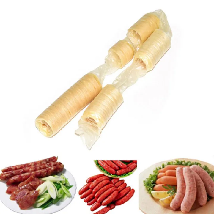 14m Collagen Sausage Casing Skins 22mm Long Small Breakfast Sausages ...