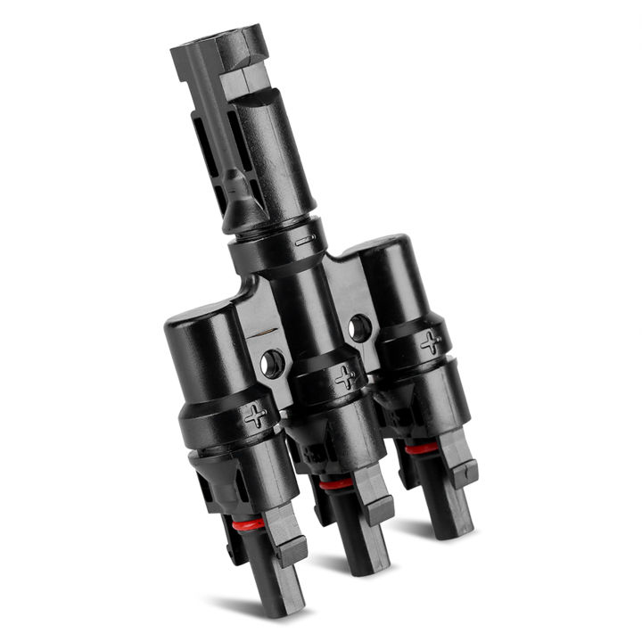 MC4-3T Branch Solar Panel PV Cable Connector Parallel Pair Clip Plug ...